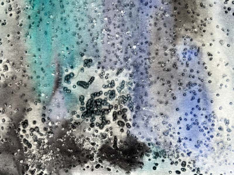 How to Do Watercolor Painting with Salt
