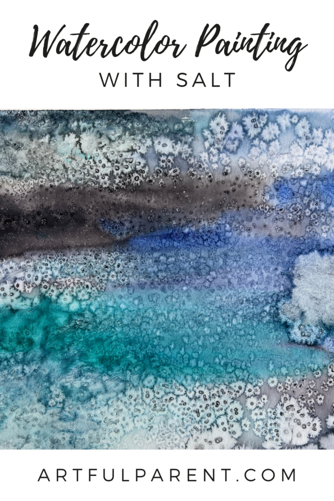 How to Do Watercolor Painting with Salt