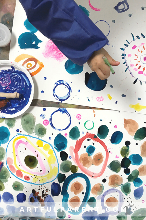 How to Make Dot Paintings inspired by Yayoi Kusama