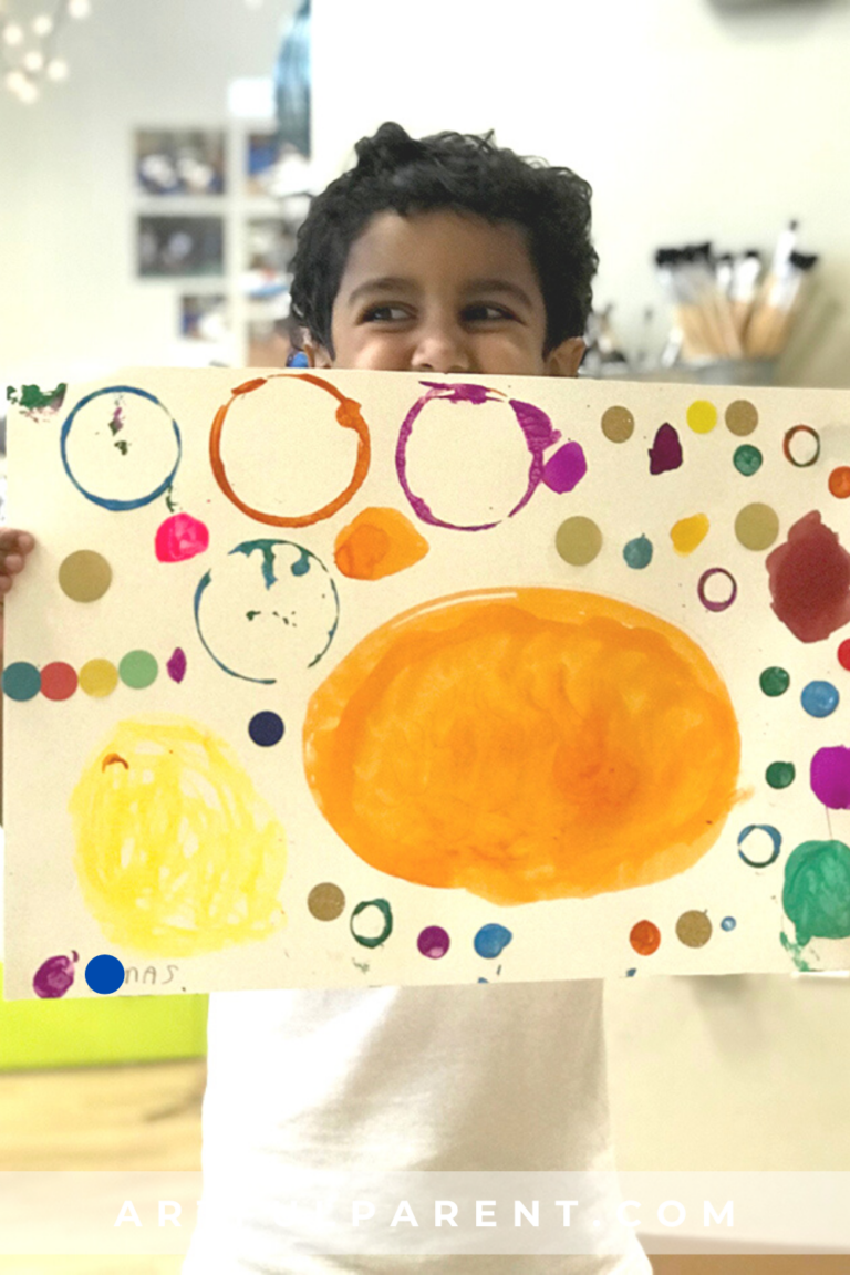 How to Make Dot Paintings inspired by Yayoi Kusama