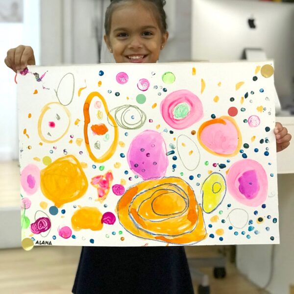 How to Make Dot Paintings inspired by Yayoi Kusama