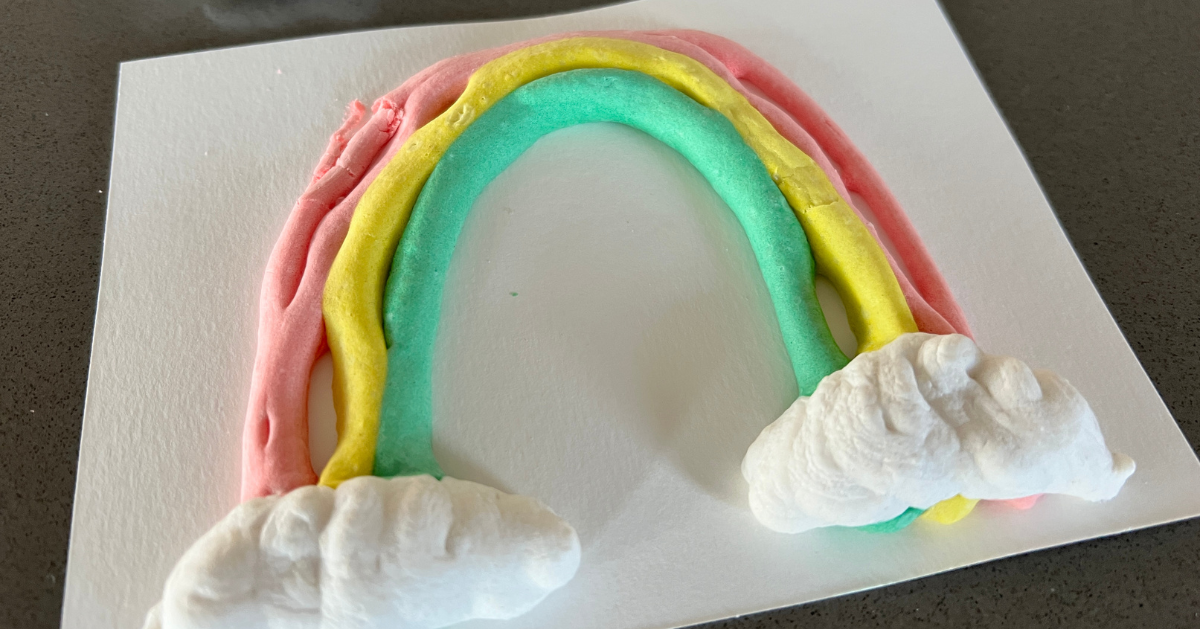 Diy Puffy Paint Easter Egg Craft Made With Homemade Puffy Paint And
