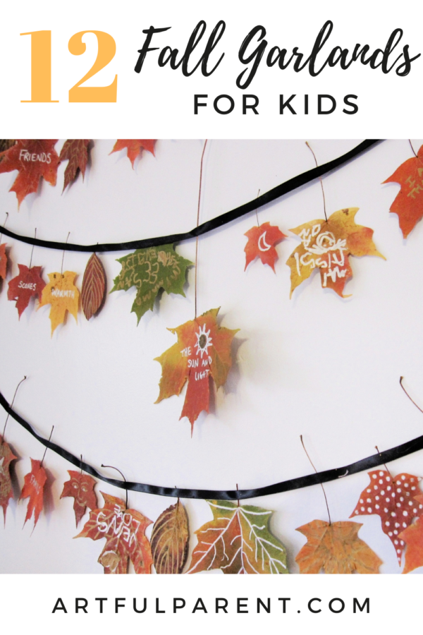 12 Simple Fall Garland Ideas for Kids