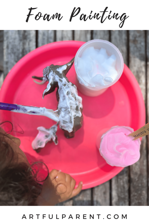 How to Do Foam Painting for Kids - The Artful Parent