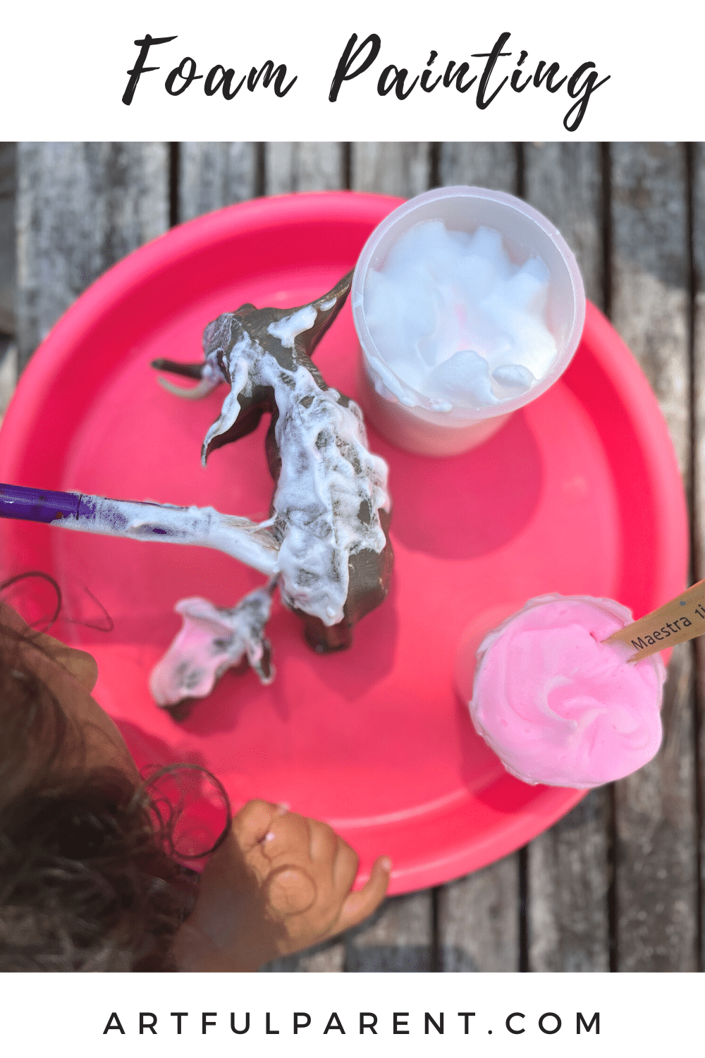 How to Do Foam Painting for Kids - The Artful Parent
