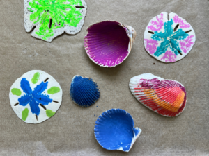 How to Make a Colorful Seashell Art for Kids