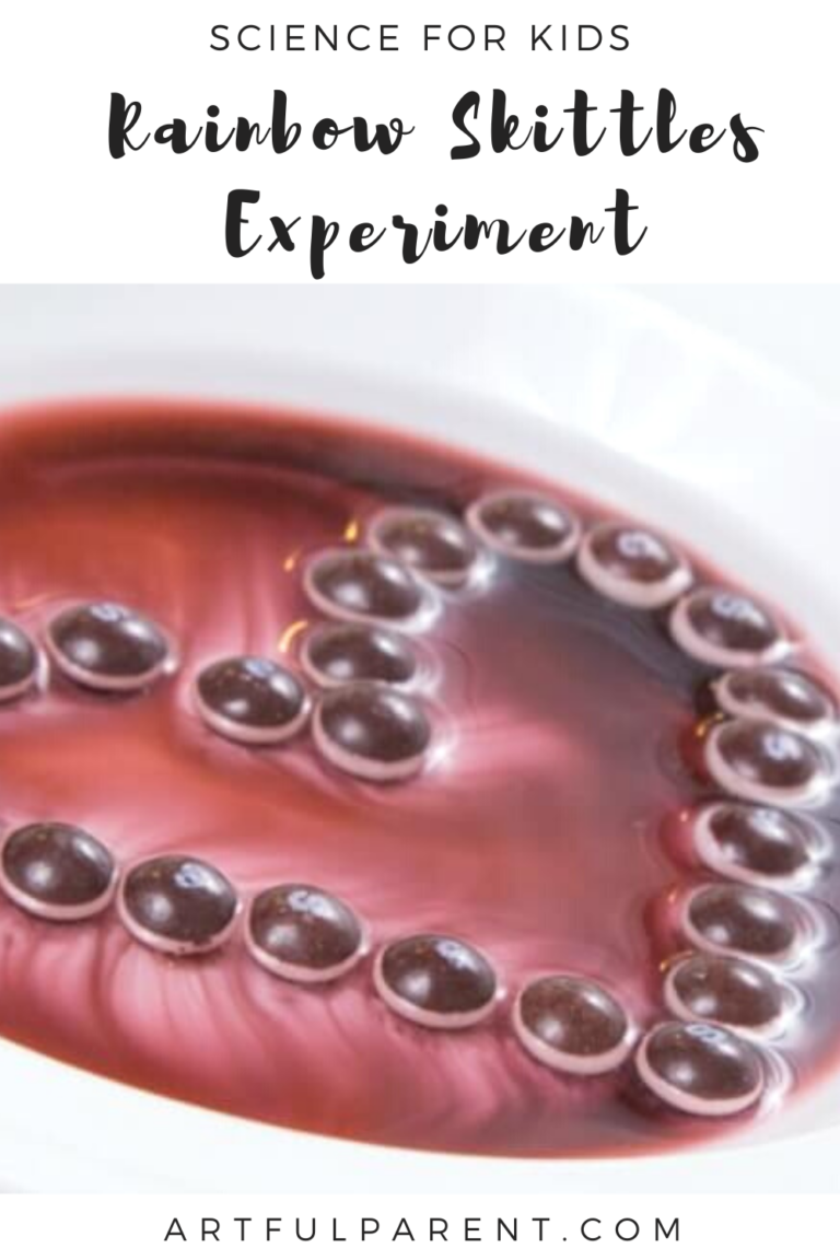 How to Do the Rainbow Skittles Experiment - The Artful Parent