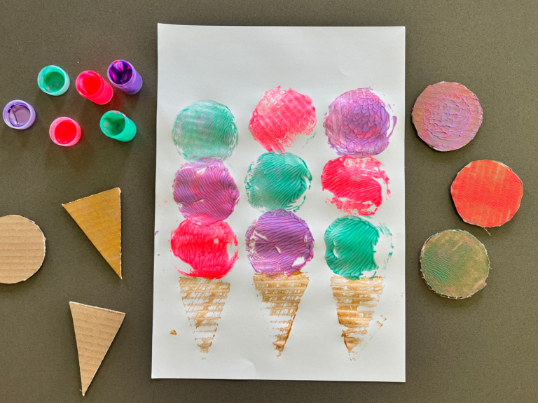 How to Make an Ice Cream Craft for Kids