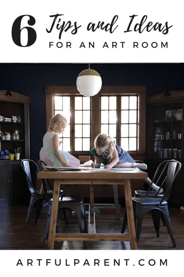 6 Tips and Ideas for an Art Room