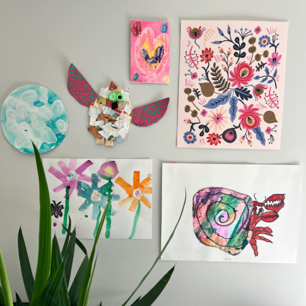 21 Kids' Artwork Display Ideas for Your Home