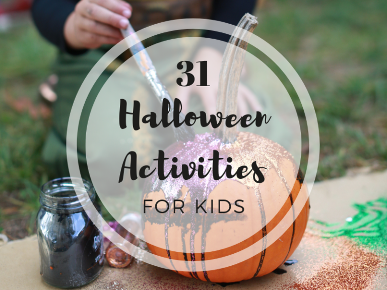 31 Days of Halloween Activities for Kids (with Free Printable!)