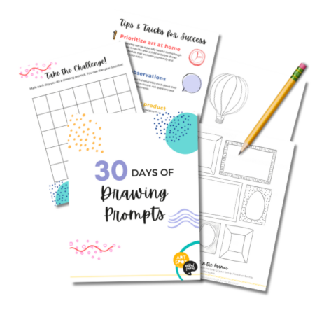 30 Days of Drawing Prompts Printable
