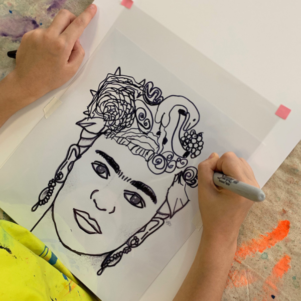 How to Make Frida Kahlo Portraits for Kids