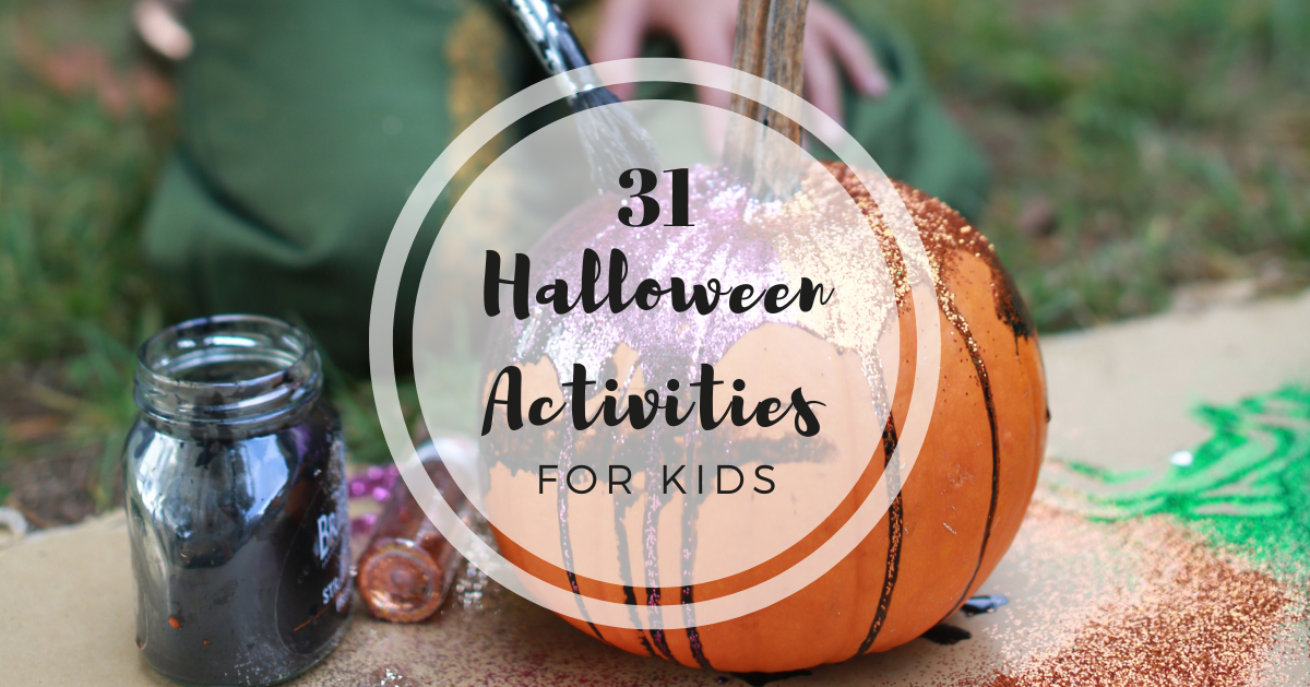 31 Days of Halloween Activities for Kids (with Free Printable!)