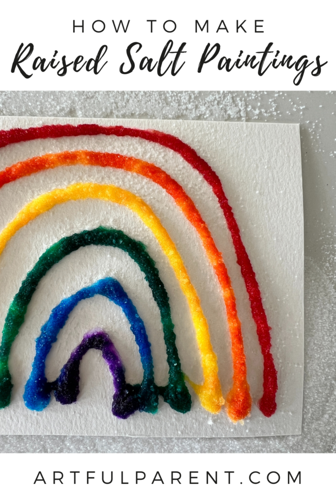 How to Make Raised Salt Paintings