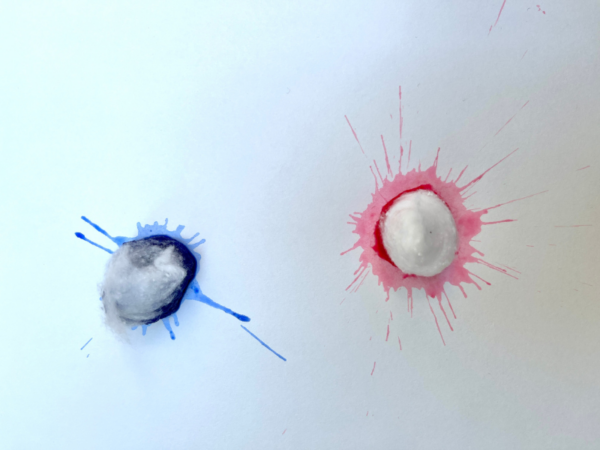 How to do Splat Painting for Kids