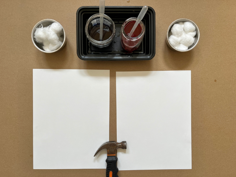 How to do Splat Painting for Kids