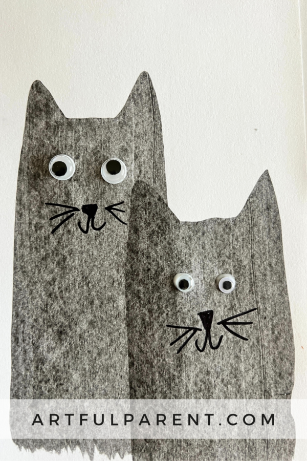 Halloween Scraper Painting for Kids