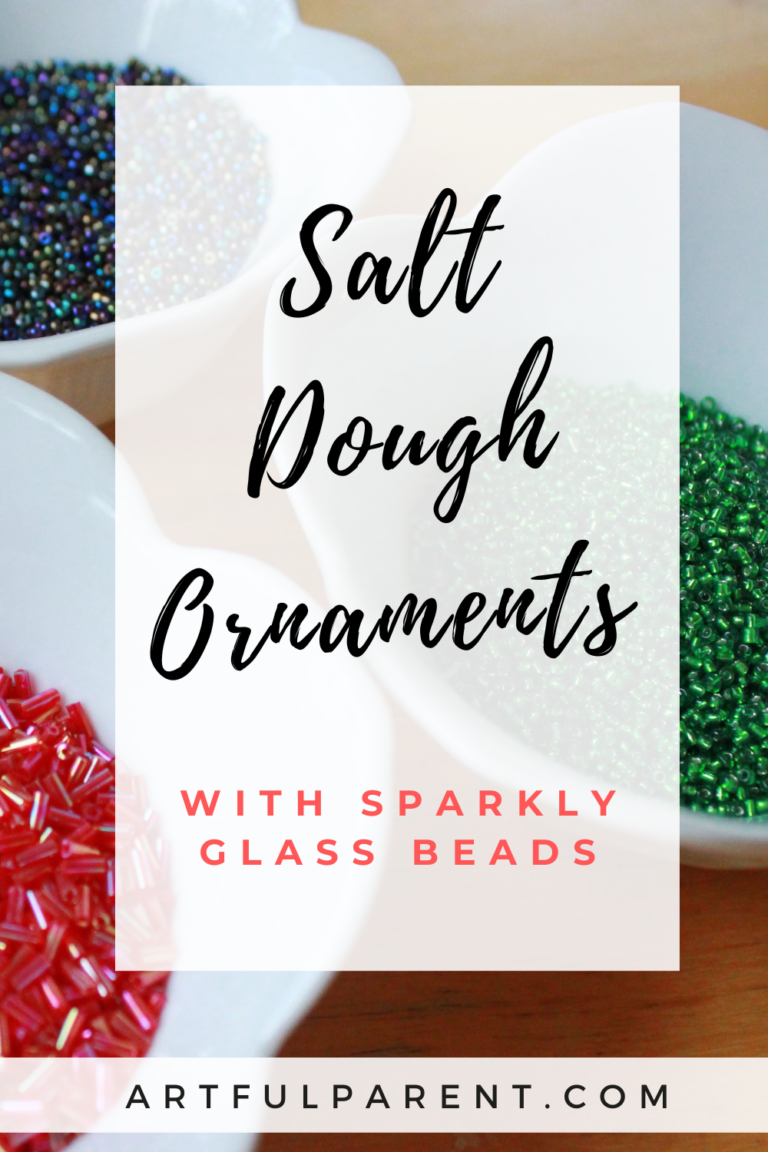 How to Make Salt Dough Ornaments with Sparkly Glass Beads