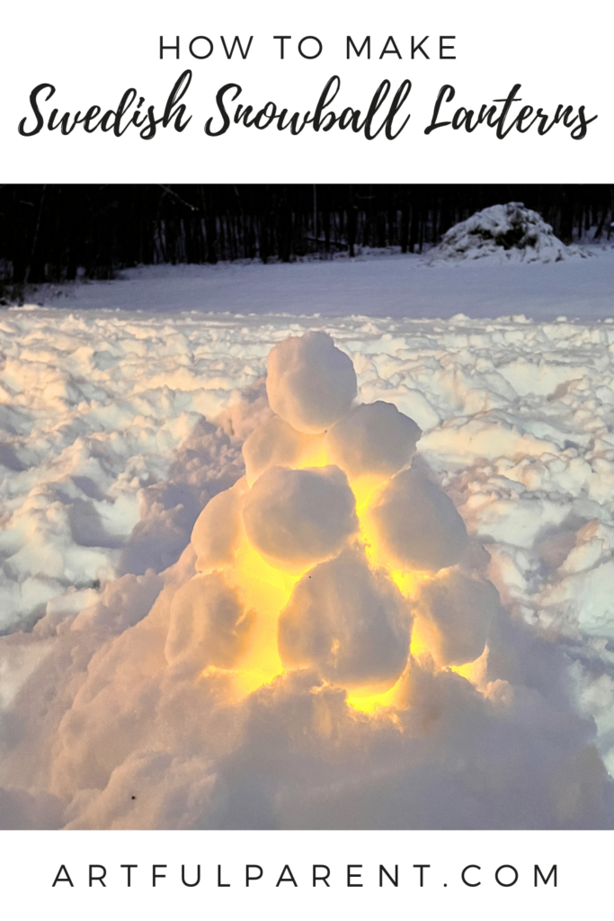 How to Make Swedish Snow Lanterns