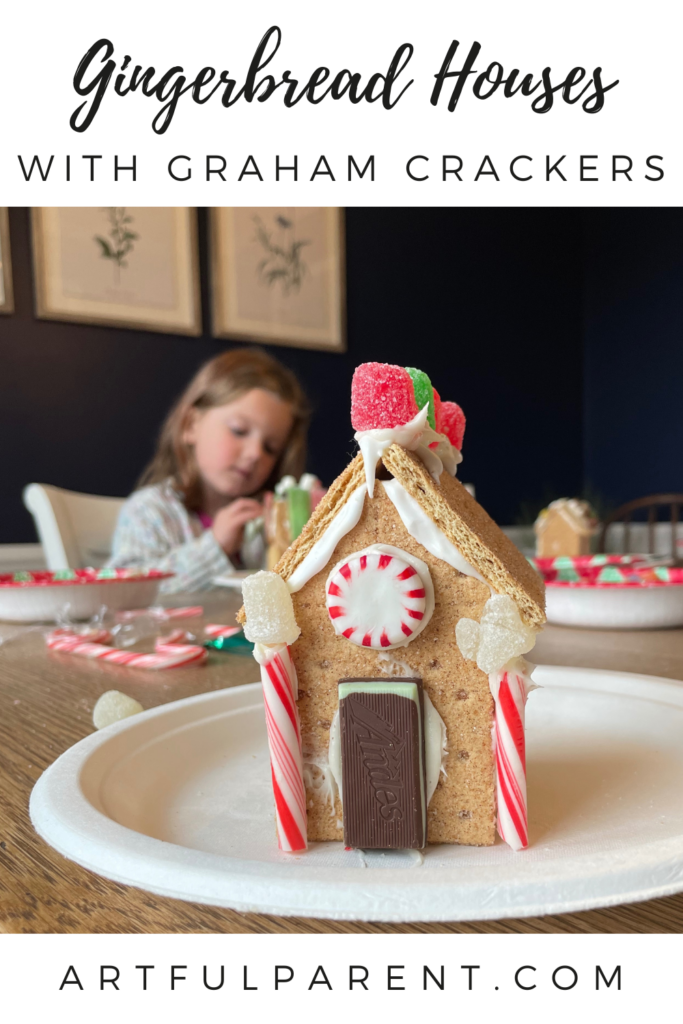 Easy Gingerbread House with Graham Crackers