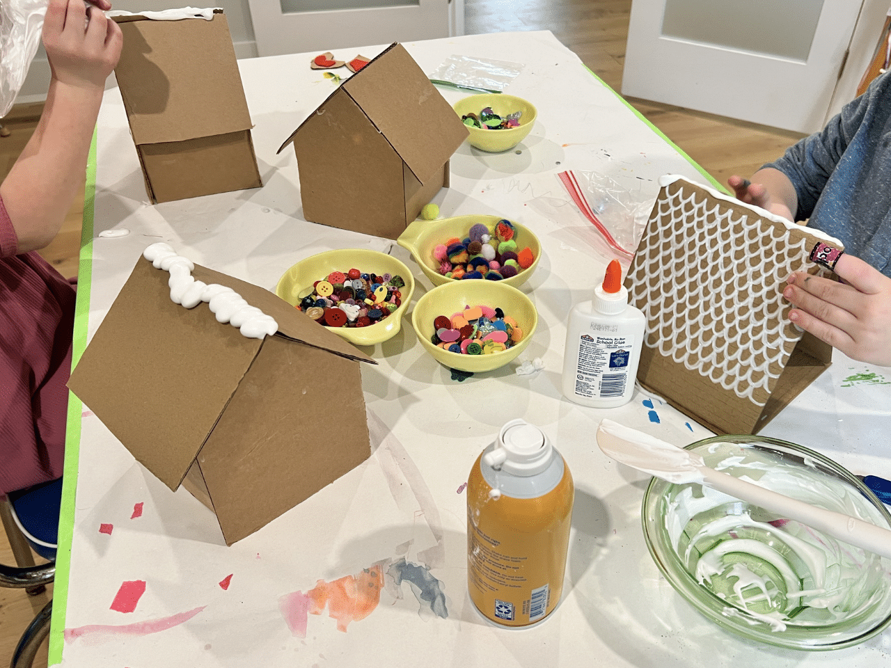 How to Make a Cardboard Gingerbread House for Kids