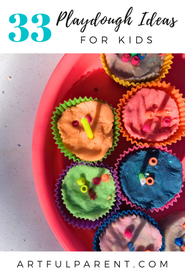 33 Ideas with Playdough for Kids
