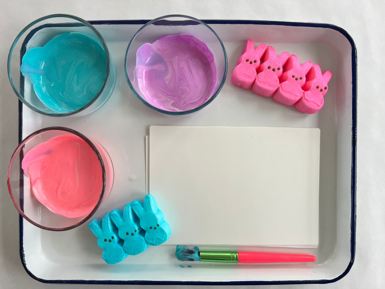 Painting with Peeps Easter Art - The Artful Parent