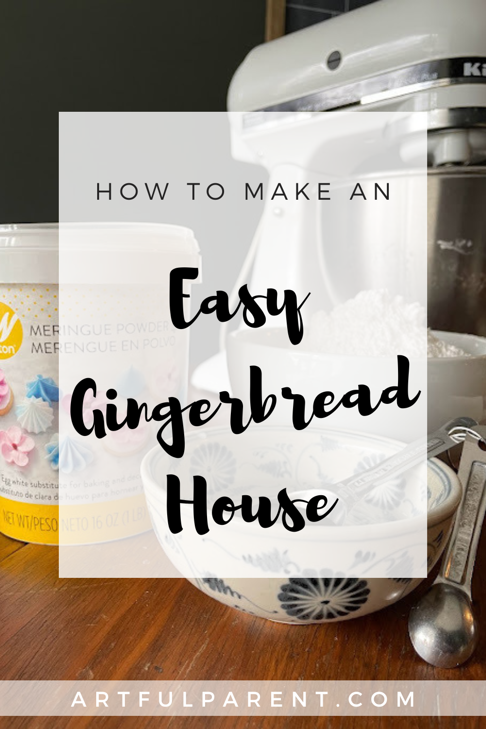 Easy Gingerbread House with Graham Crackers