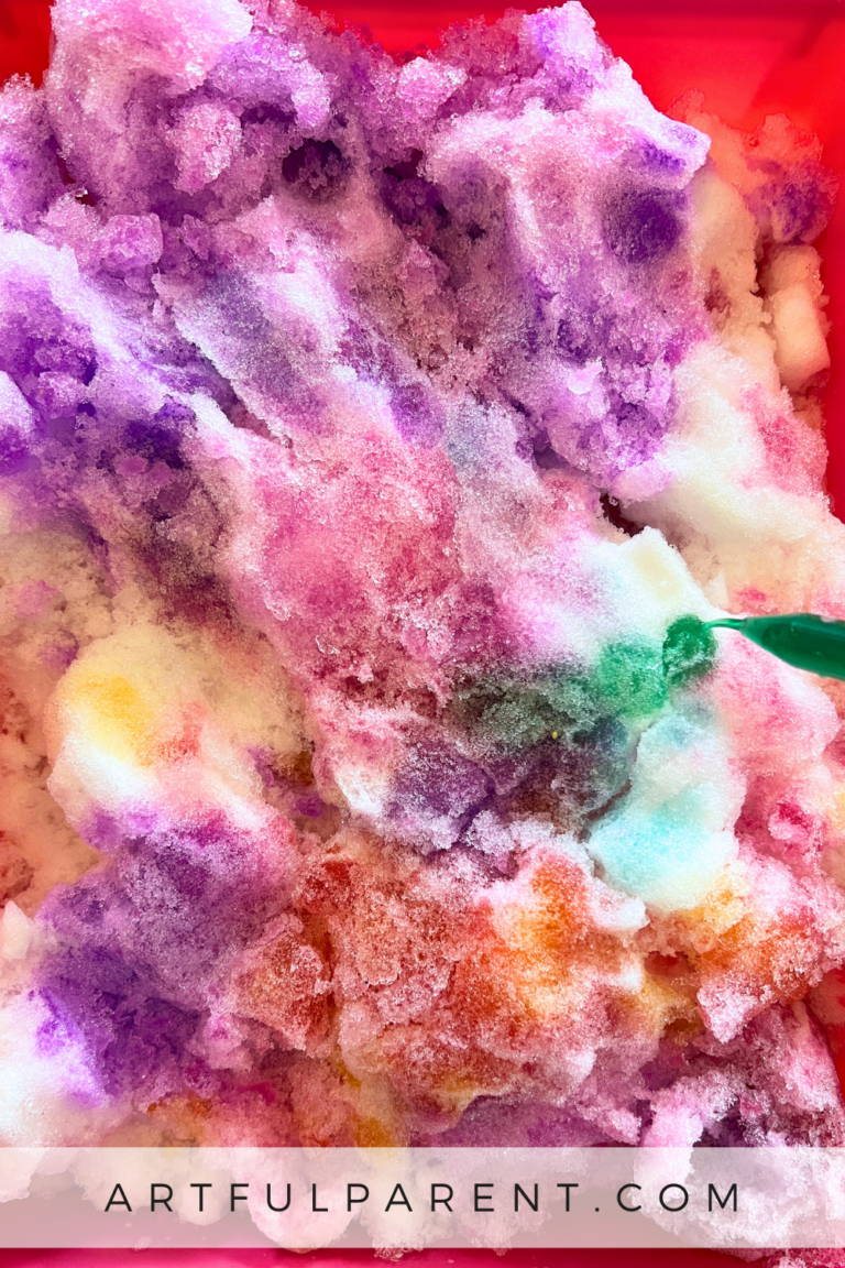 How to Paint Snow for Kids - The Artful Parent