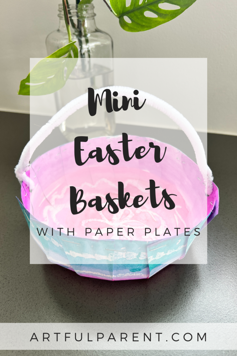 How to Make Mini Easter Baskets with Paper Plates