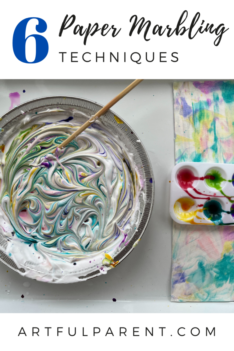 6 Easy Paper Marbling Techniques