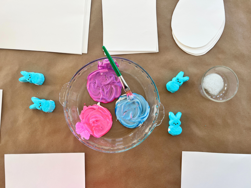 Painting with Peeps Easter Art - The Artful Parent