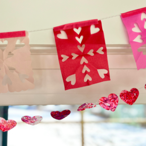 How to Make Heart Paper Chains - The Artful Parent