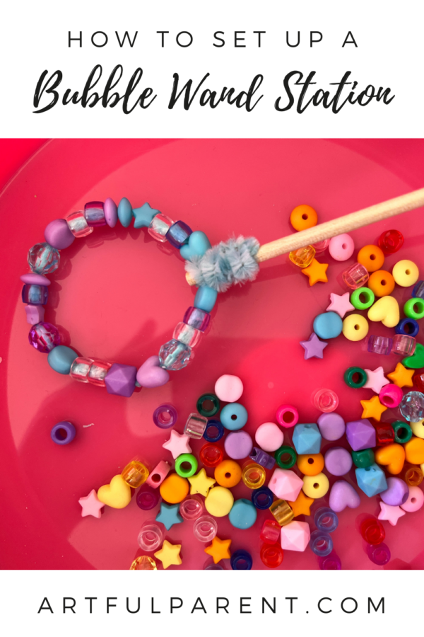 How to Set up a Homemade Bubble Wand Station