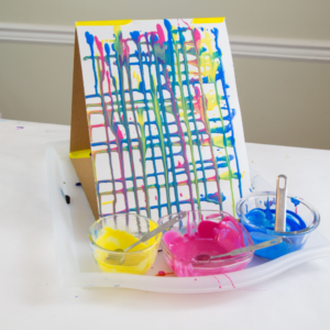How to do Splatter Painting with Kids