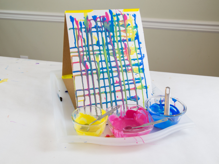 How to Do Drip Painting for Kids