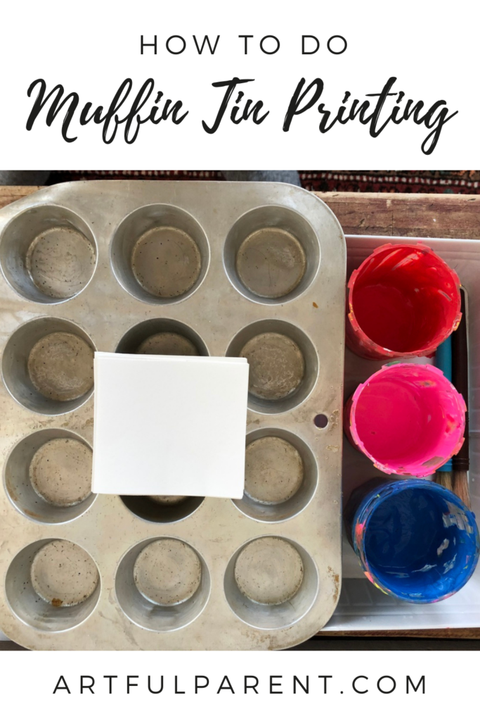 Muffin Tin Printing with Kids