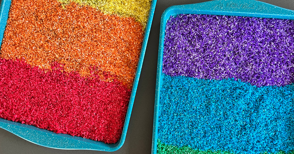 How to Make Rainbow Rice - The Artful Parent