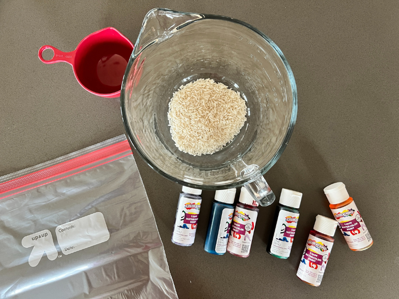 How to Make Rainbow Rice - The Artful Parent