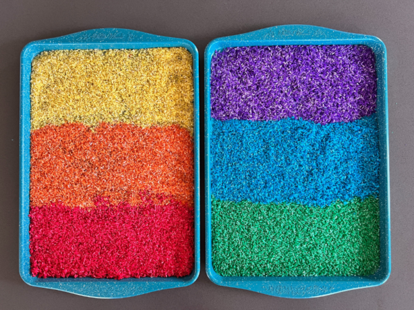 How to Make Rainbow Rice - The Artful Parent