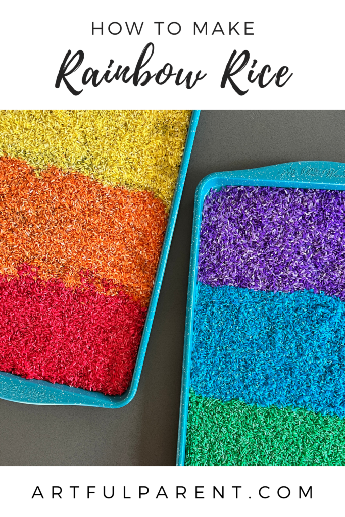 How to Make Rainbow Rice - The Artful Parent
