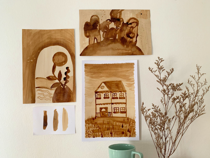 How to Make Coffee Art for Kids - The Artful Parent