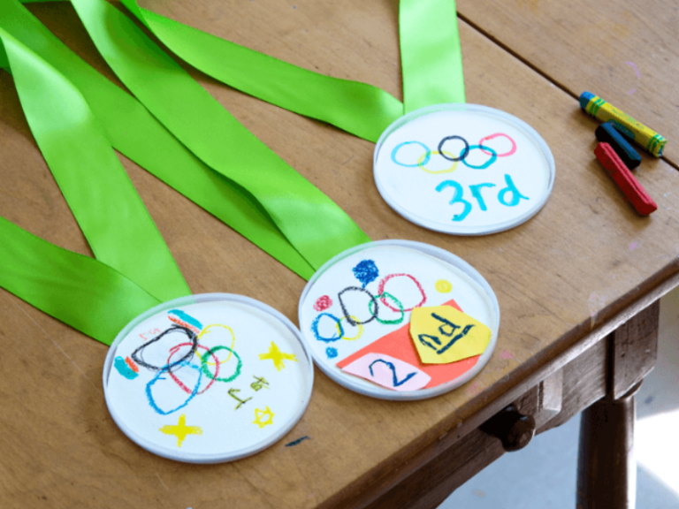 DIY Olympic Medals for Kids