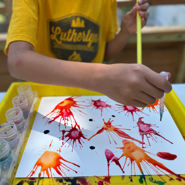 How to Do Blow Painting with Straws