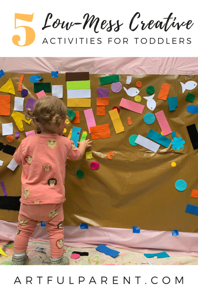 5 Low Mess Creative Activities for Toddlers