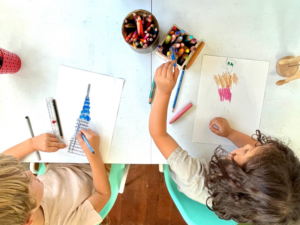 Quiet-Time Art Game for Children