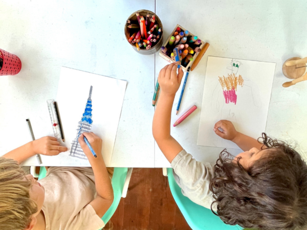 Quiet-Time Art Game for Children