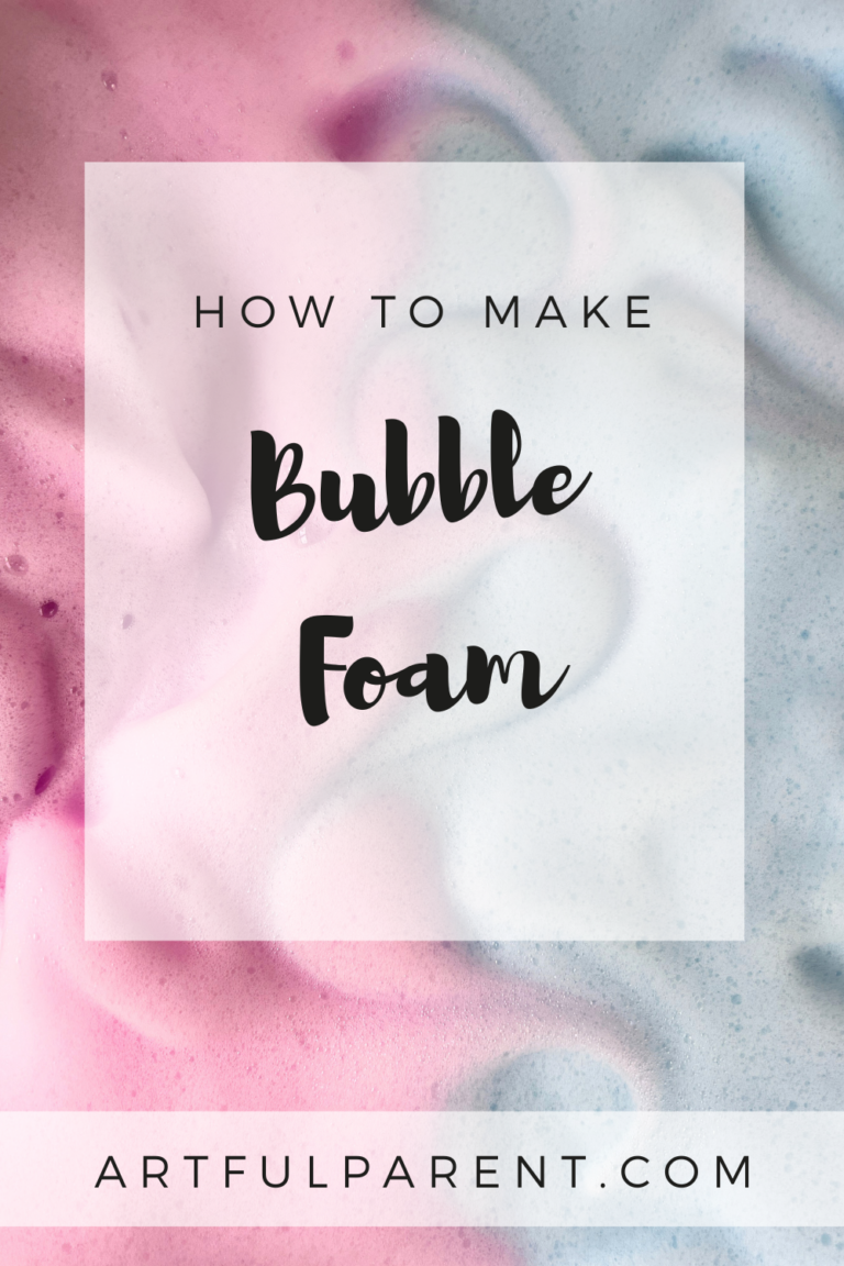 How to Make Bubble Foam - The Artful Parent