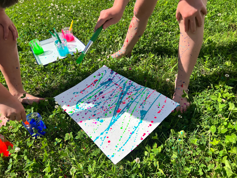 How To Do Splatter Art